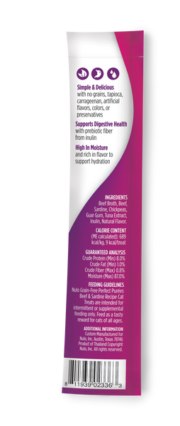 Nulo FreeStyle Cat Puree Beef & Sardine Cat Treats – HEALTHY SPOT