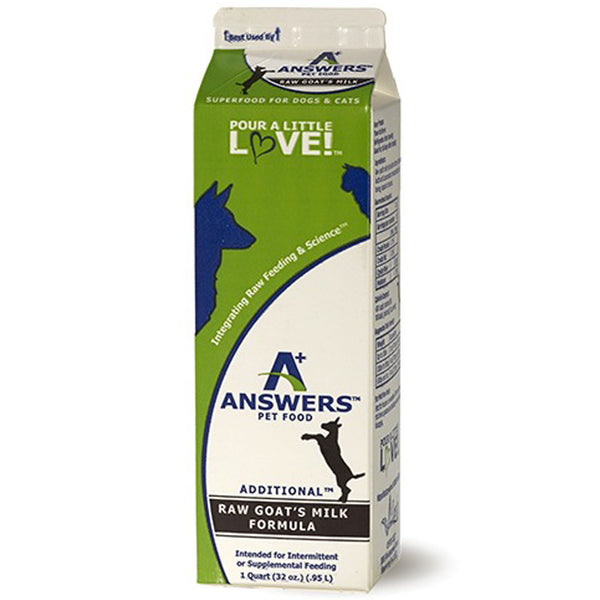 Answers Additional Goat's Milk Dog – HEALTHY SPOT
