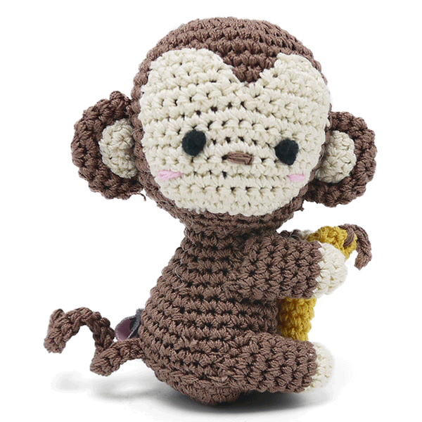 Dogo Pet Fashions Pawer Squeaky Monkey Dog Toy – HEALTHY SPOT