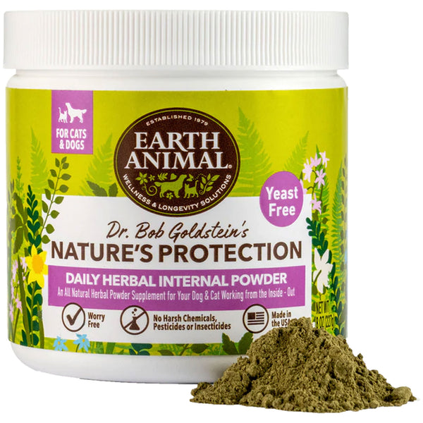 Earth Animal Nature's Protection Daily Internal Flea and Tick Powder ...
