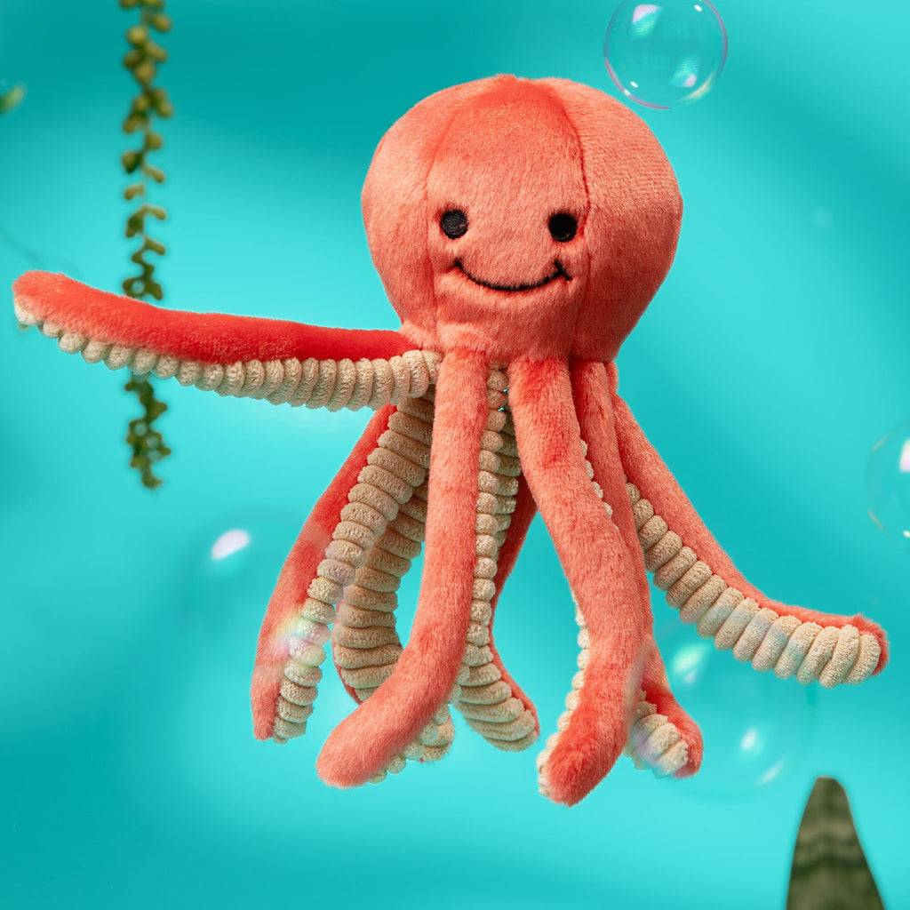 Fluff & Tuff Squirt Ocotopus Orange Dog Toys – HEALTHY SPOT