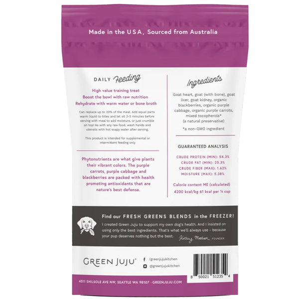 Green Juju Whole Food Bites Goat Dog Treats – HEALTHY SPOT