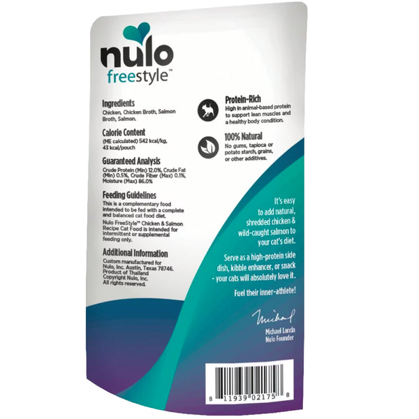 Nulo FreeStyle Meaty Toppers Chicken & Salmon Cat Food Topper – HEALTHY ...