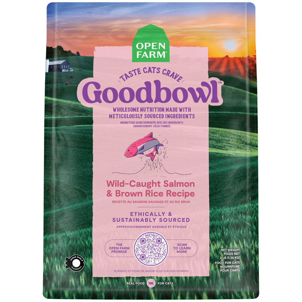Open Farm GoodBowl Salmon & Brown Rice Cat Food – HEALTHY SPOT
