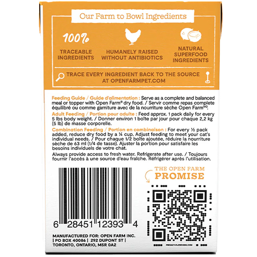Open Farm Rustic Blend Harvest Chicken Canned Cat Food - 5.5oz ...