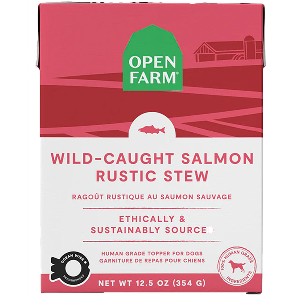 Open Farm Rustic Stew Wild-Caught Salmon Canned Dog Food - 12.5oz ...
