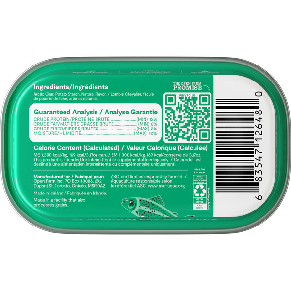 Open Farm Topper Arctic Char Cat Food – HEALTHY SPOT