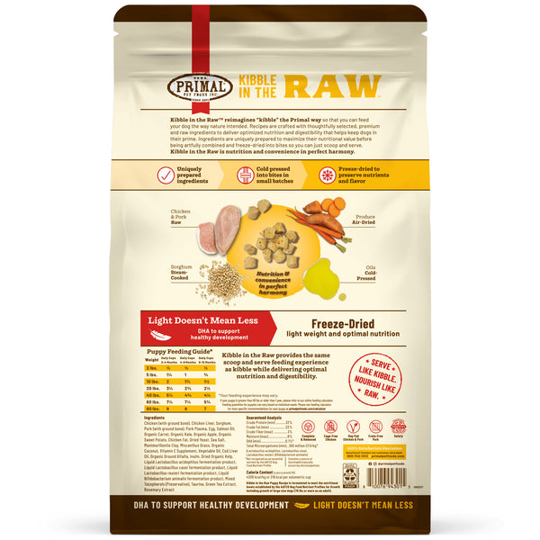 Primal Kibble in the Raw Puppy Recipe Dog Food – HEALTHY SPOT