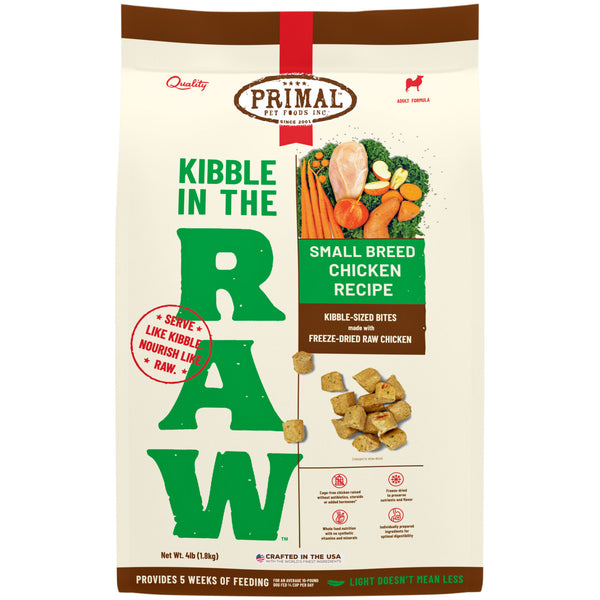 Primal Kibble in the Raw Small Breed Dog Food – HEALTHY SPOT