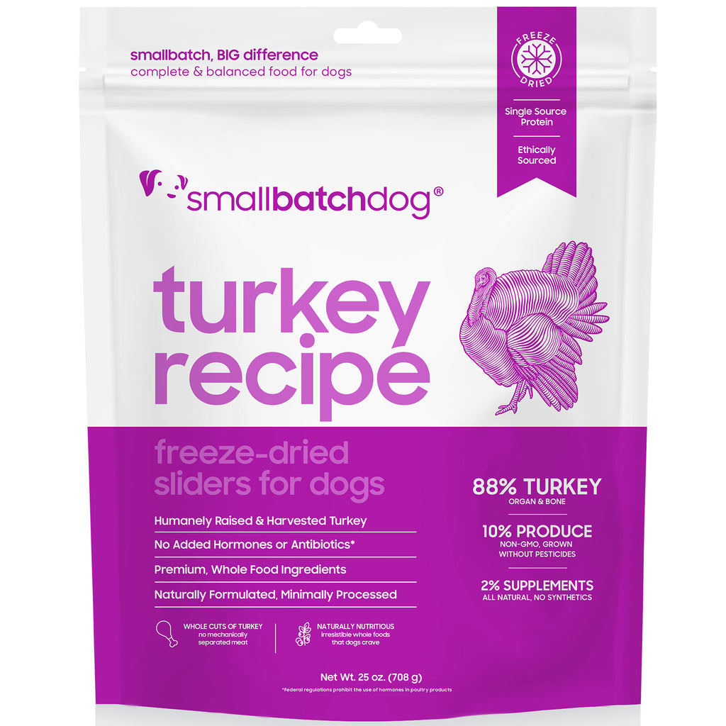 Smallbatch Freeze-Dried Turkey Dog Food – HEALTHY SPOT