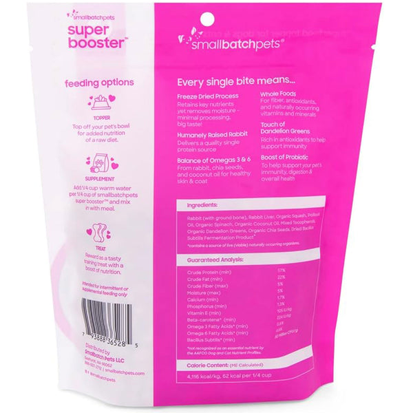 Smallbatch Super Boosters Rabbit Dog Food – HEALTHY SPOT
