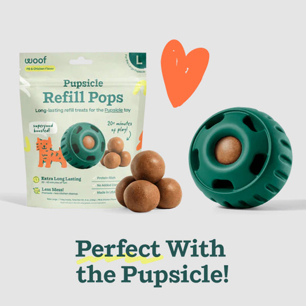 Woof Pupsicle Refill Pops - Beef & Peanut Butter – HEALTHY SPOT