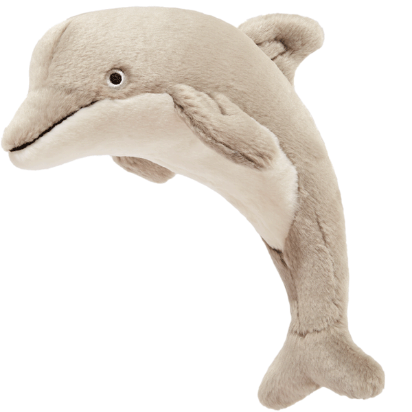 Fluff & Tuff Danny Dolphin Grey Dog Toys – HEALTHY SPOT