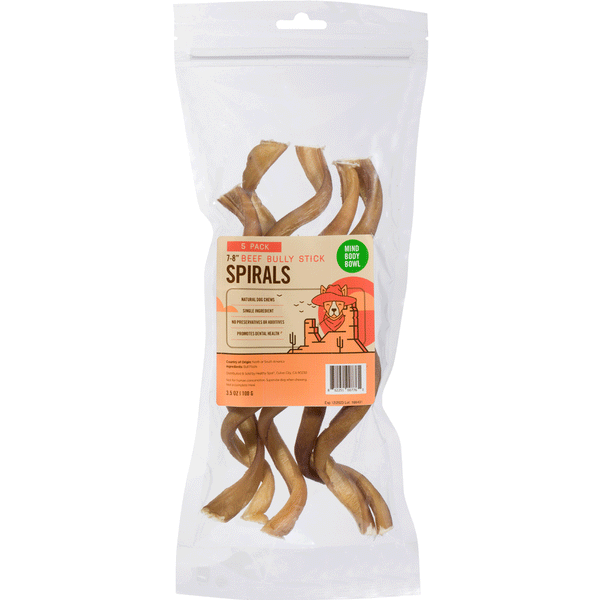 Mind Body Bowl Spiral Bully Stick 5 pack – HEALTHY SPOT