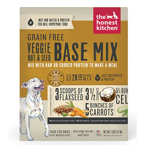 The Honest Kitchen Grain-Free Veggie, Nut & Seed Base Mix Dog Food ...